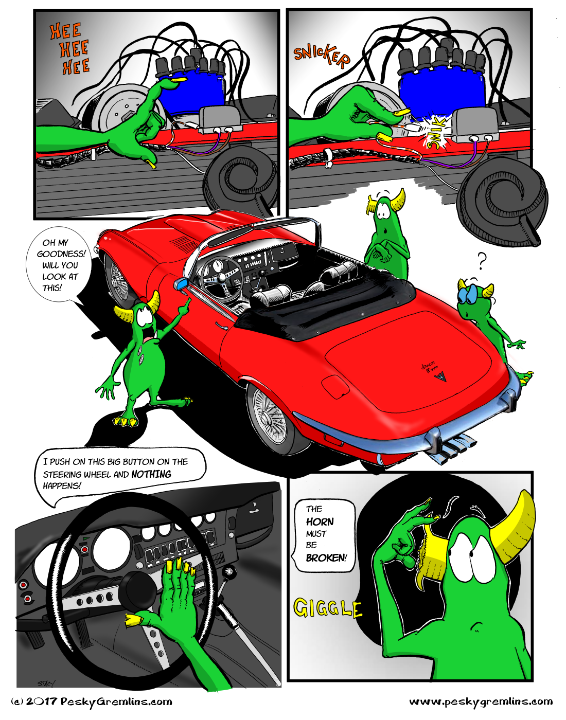 Pesky Gremlins Comic 192 – Broken Horn - Pesky Gremlins