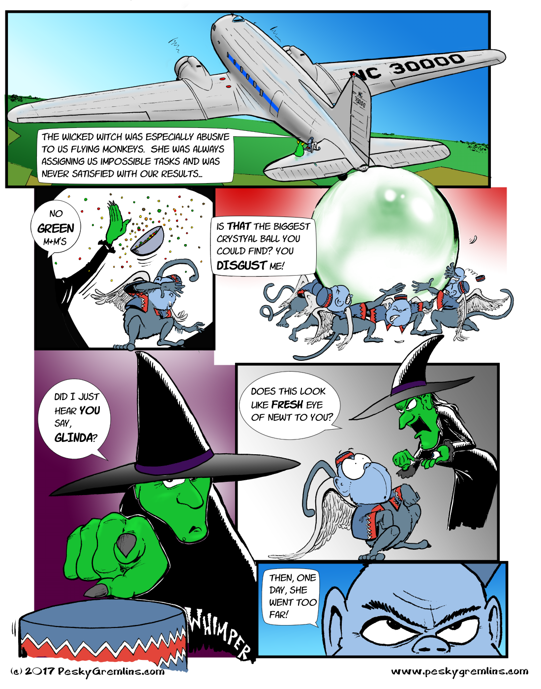 Pesky Gremlins Comic 225 – Witchy Witch - Pesky Gremlins