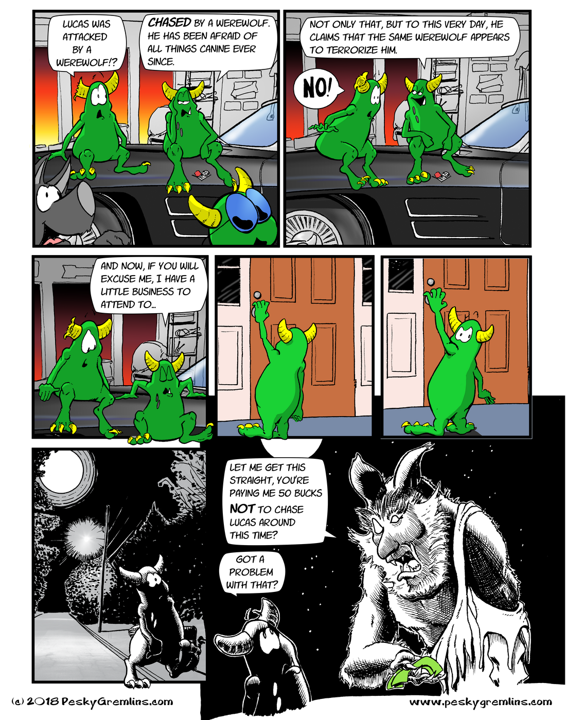 Pesky Gremlins Comic 344 – Friends like these - Pesky Gremlins