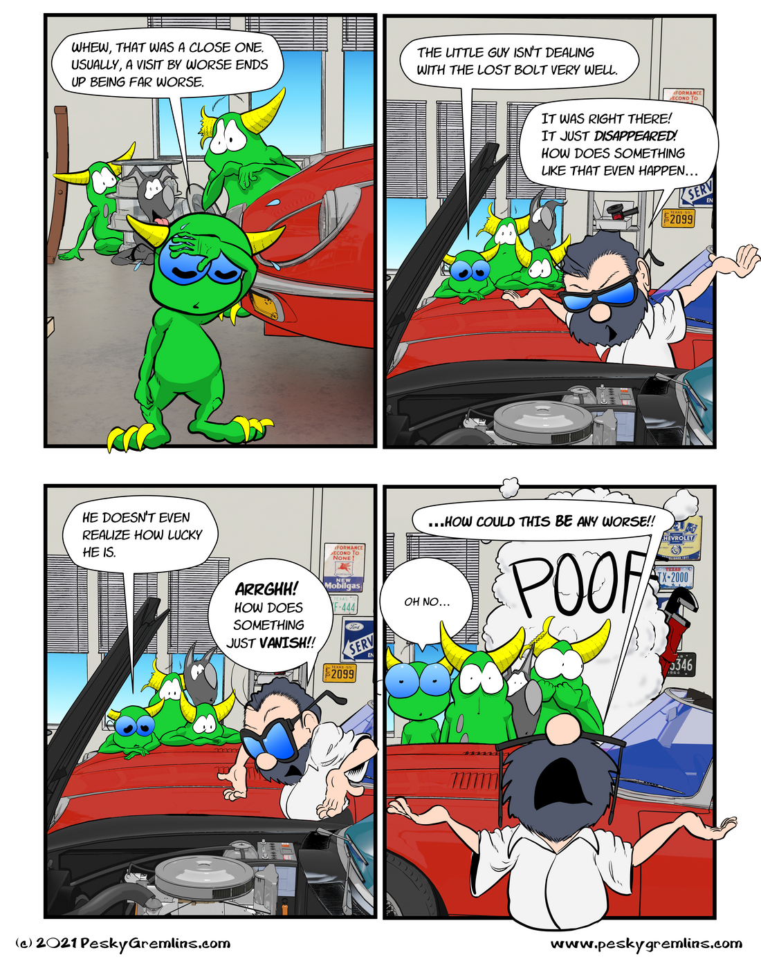 Pesky Gremlins Comic 728 – Dodging Bullets - Pesky Gremlins