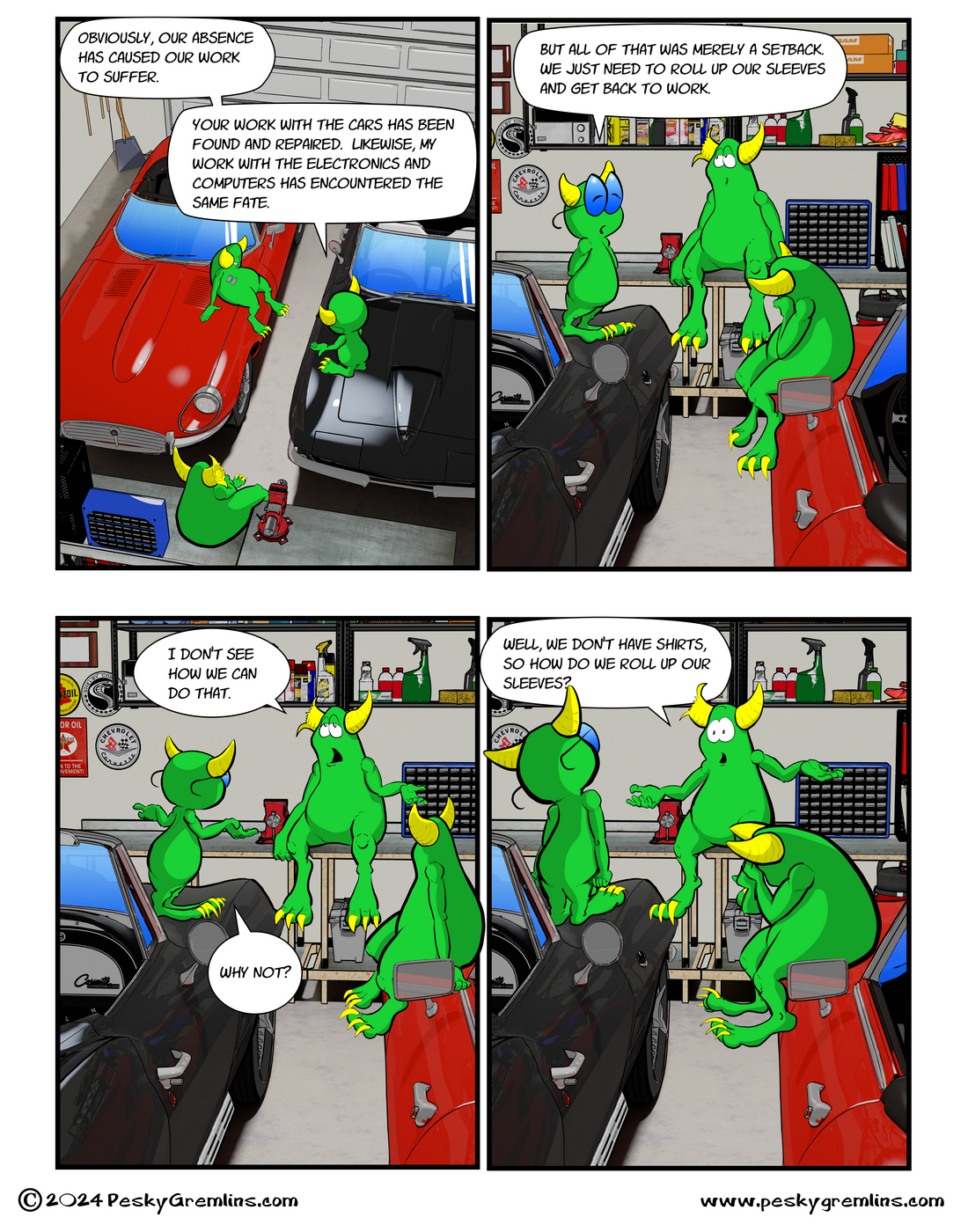 Pesky Gremlins Comic 801 - Mangled Metaphor - Pesky Gremlins